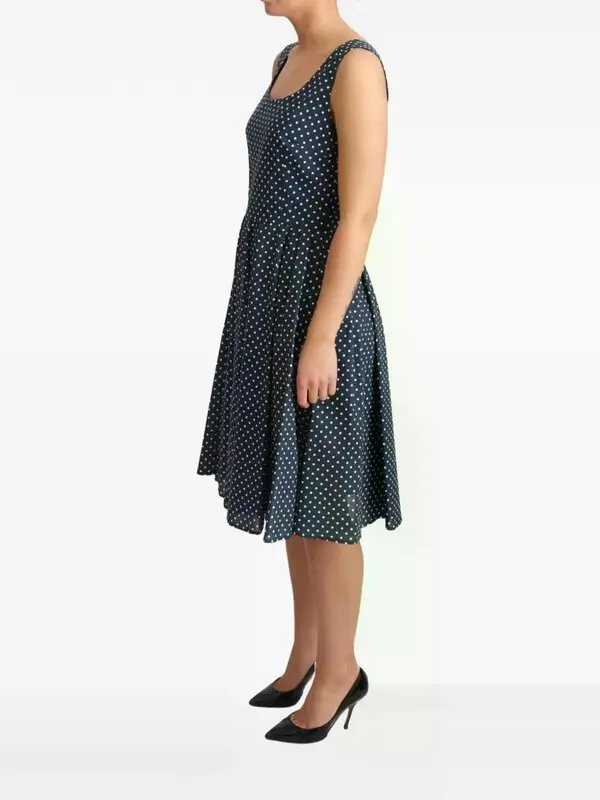 Dolce & Gabbana Polka-dot A-line Midi Dress