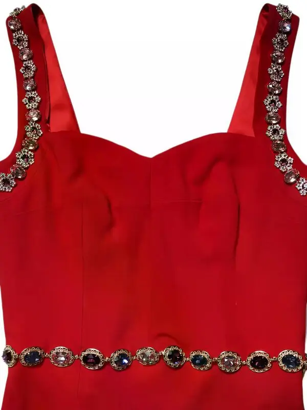 Dolce & Gabbana Embellished Mermaid Maxi Dress