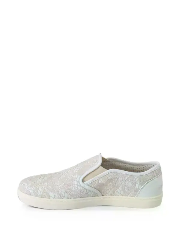 Dolce & Gabbana Flower-lace Sneakers