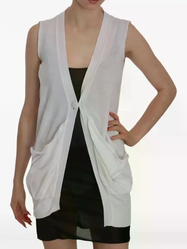 PINK MEMORIES Sleeveless V-neck Gilet