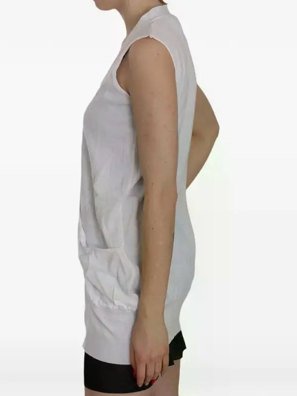 PINK MEMORIES Sleeveless V-neck Gilet