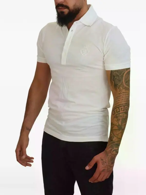 Dolce & Gabbana Logo-patch Polo Shirt
