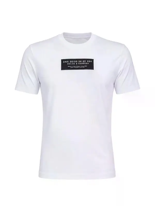 Dolce & Gabbana Logo-applique T-shirt - White