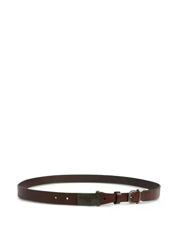 Dolce & Gabbana Logo-plaque Leather Belt