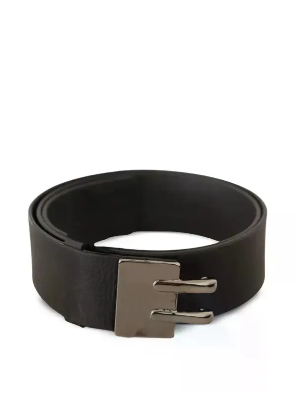 Costume National Leather Buckle-fastening Belt