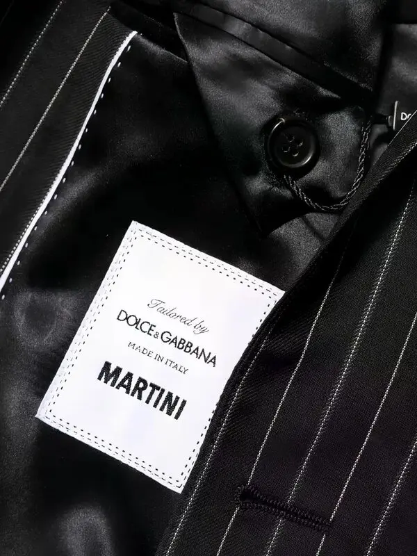 Dolce & Gabbana Martini Pinstripe Blazer