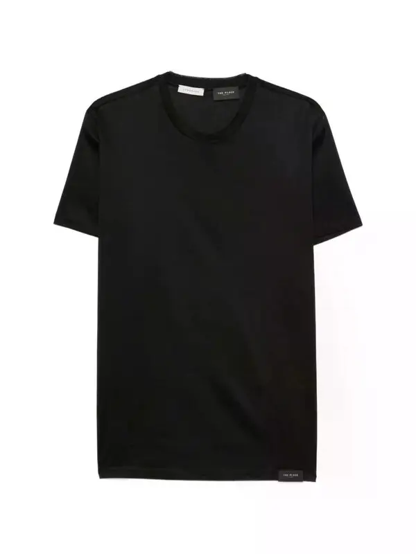 LOW BRAND Logo-patch T-shirt - Black