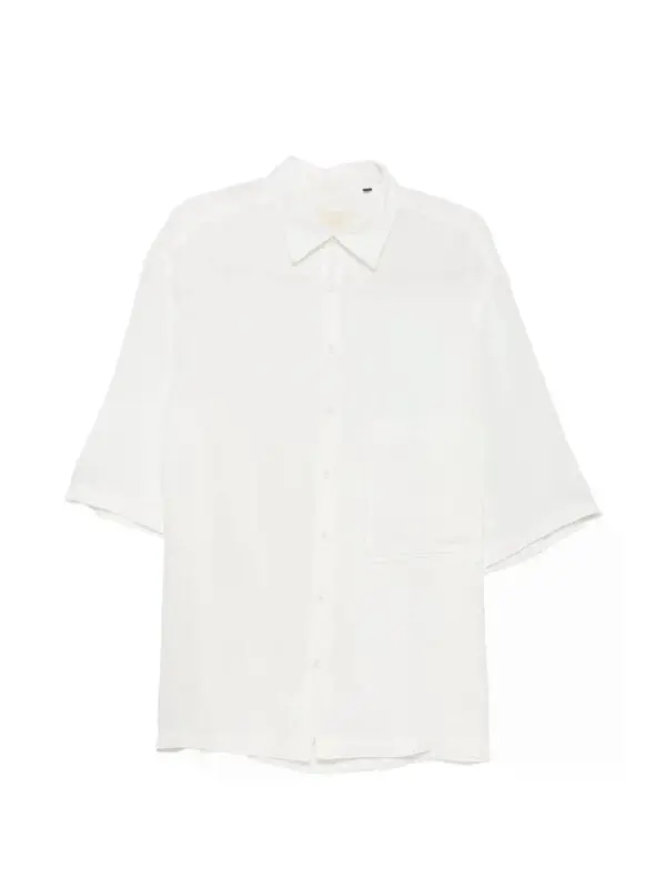 COSTUMEIN Chest-pocket Short-sleeve Shirt - White
