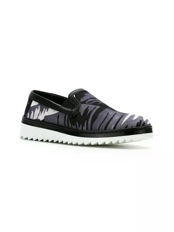 Dolce & Gabbana Printed Slip-on Sneakers