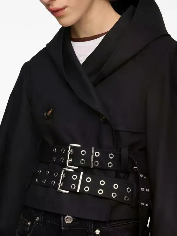 GANNI Double-belt Hooded Jacket