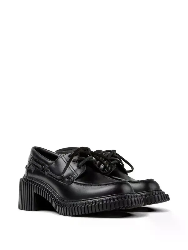 Camper Pix London Lace-up Loafers - Black