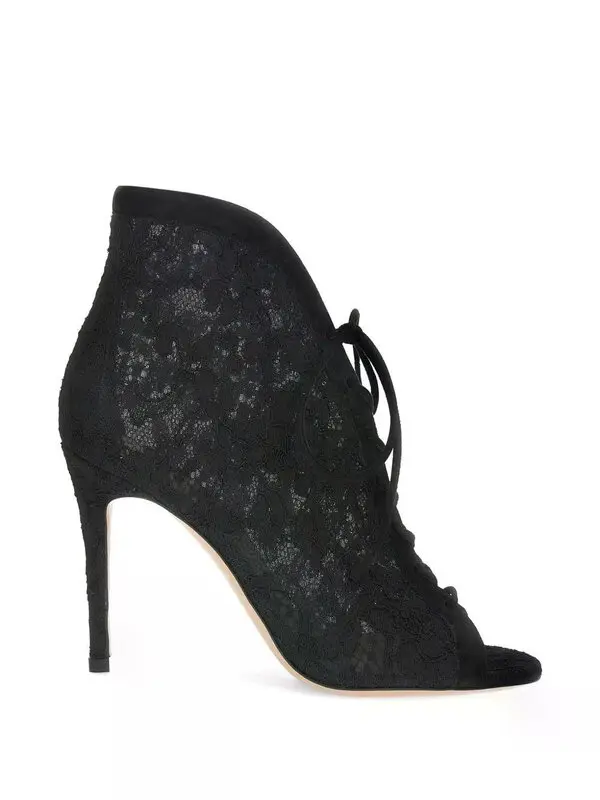 GIANVITO ROSSI Lace-up Lace Ankle Boots