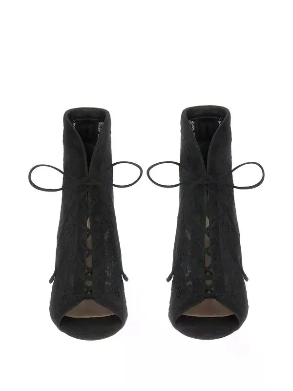 GIANVITO ROSSI Lace-up Lace Ankle Boots