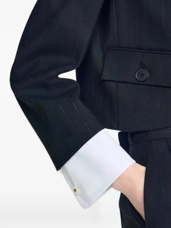 Sandro Short Jacket With Standing Collar
