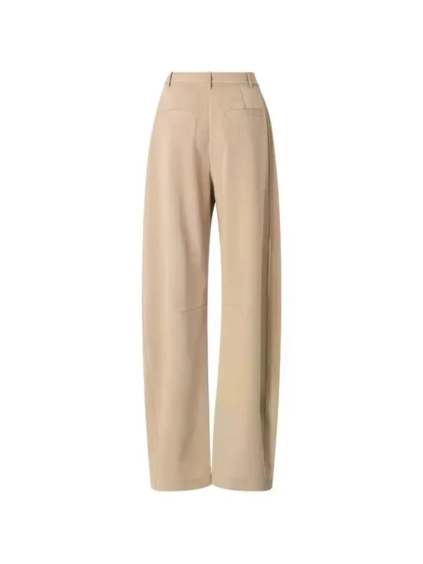 Pinko Love Birds Buckle Belted Wide Leg Trousers