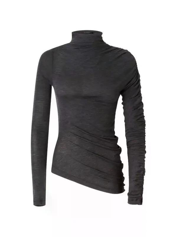Pinko Ruched Asymmetric Top