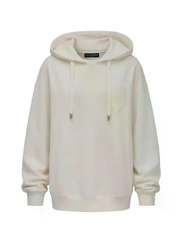 Dolce & Gabbana Logo-embroidered Drawstring Hoodie