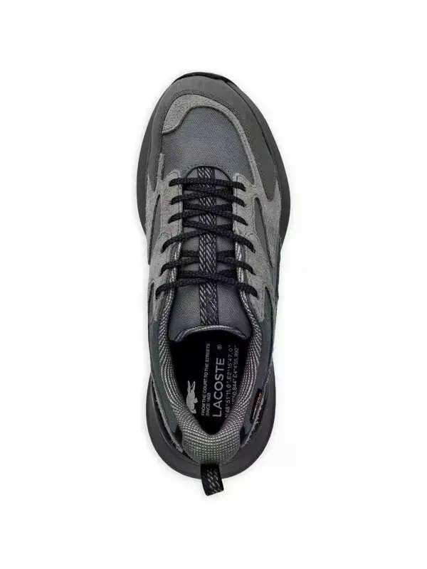 Lacoste L003 Evo Panelled Mesh-trim Sneakers - Grey