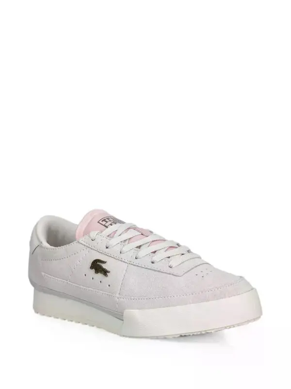 Lacoste Aura Logo-plaque Suede Sneakers