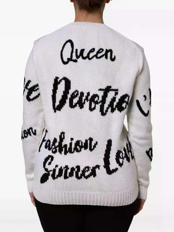 Dolce & Gabbana Intarsia-knit Long-sleeve Sweater