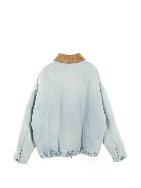 Miu Miu 2010s Corduroy-collar Denim Jacket
