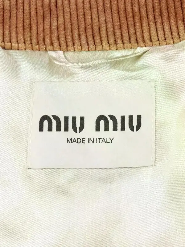 Miu Miu 2010s Corduroy-collar Denim Jacket