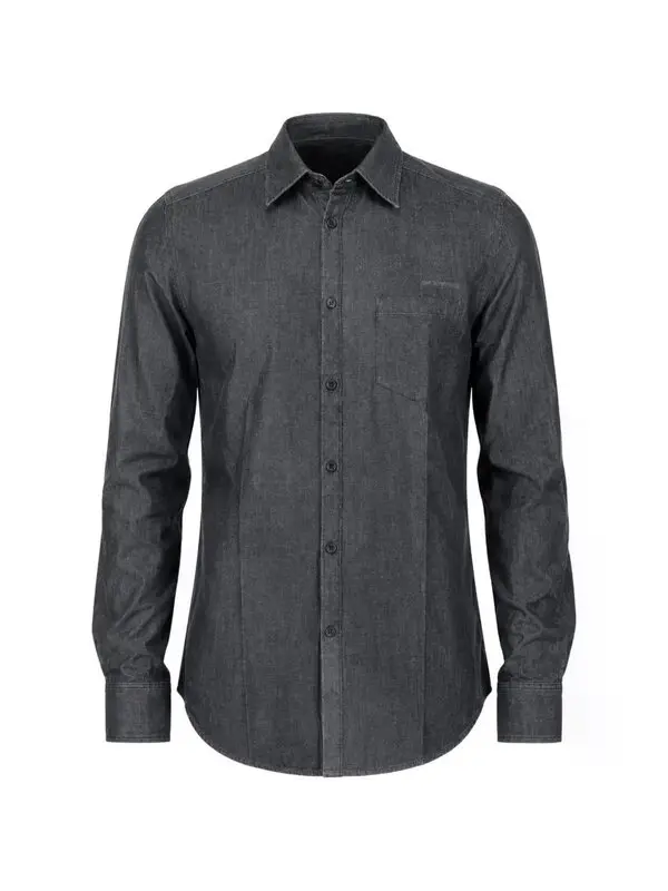 Ermanno Scervino Logo-print Denim Shirt