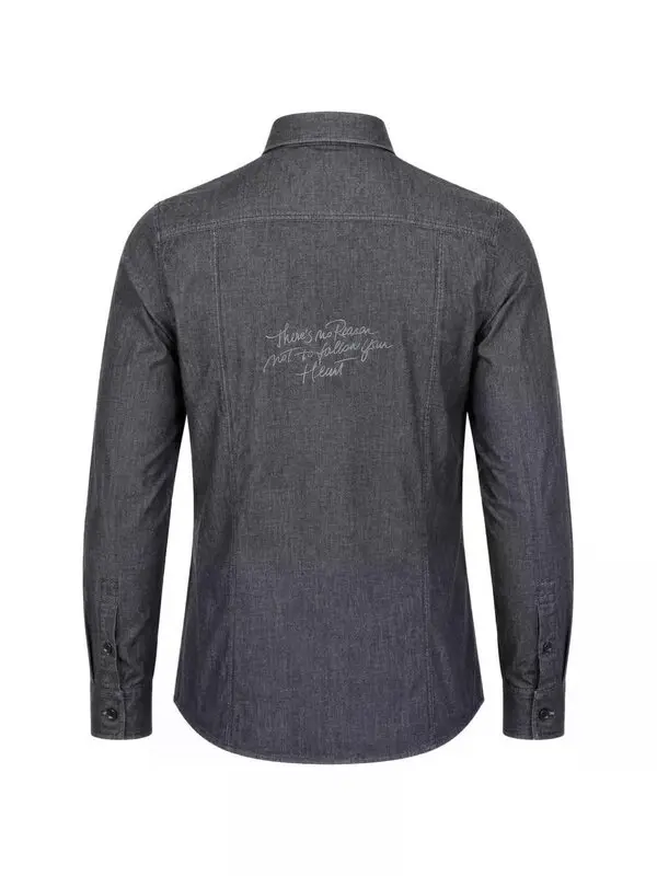 Ermanno Scervino Logo-print Denim Shirt