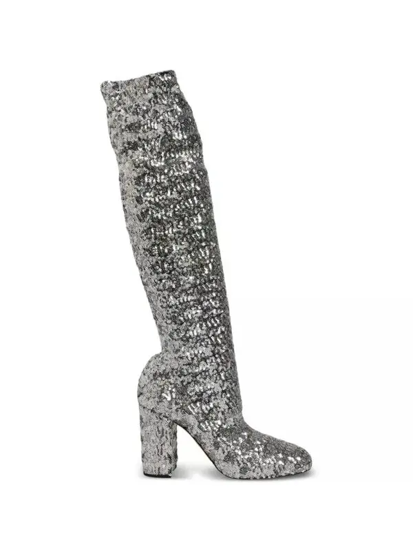 Dolce & Gabbana Sequin-embellished Boots