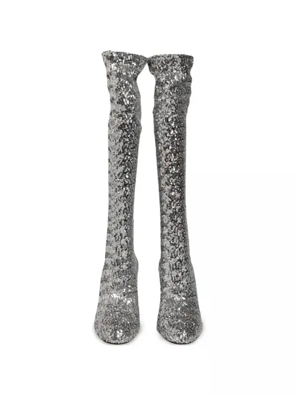 Dolce & Gabbana Sequin-embellished Boots