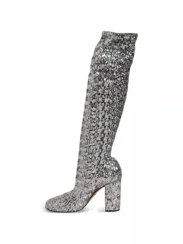 Dolce & Gabbana Sequin-embellished Boots