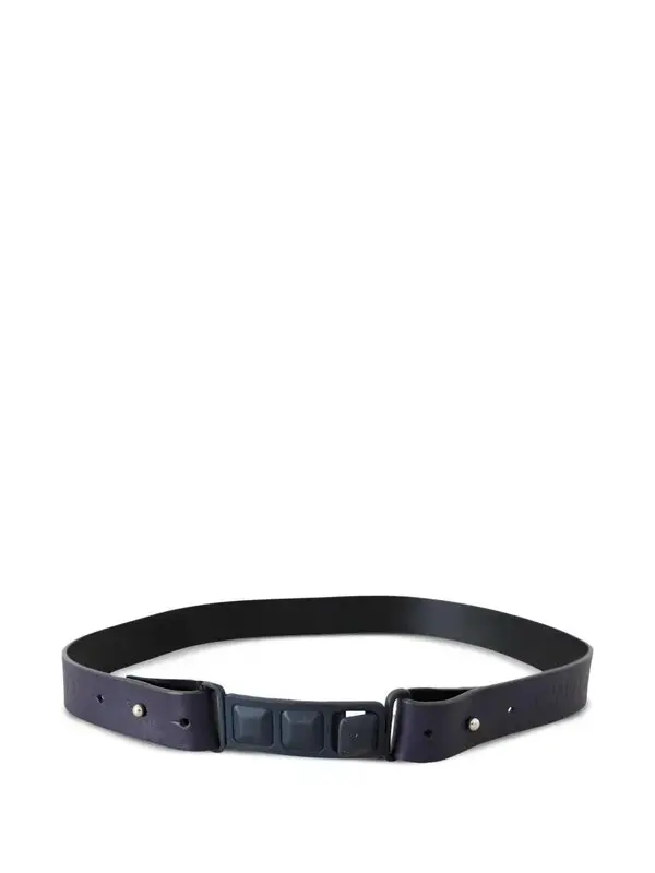 Costume National Logo-embossed Leather Belt