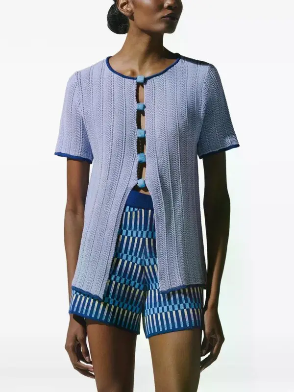 BAOBAB Corsica Resin-stone-embellished T-shirt - Purple