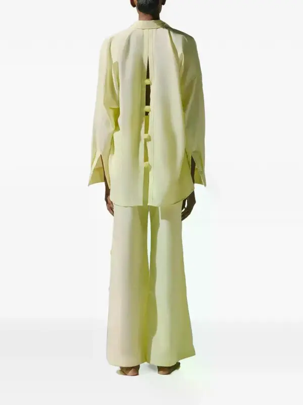 BAOBAB Wayra Resin-embellished Back-slit Shirt