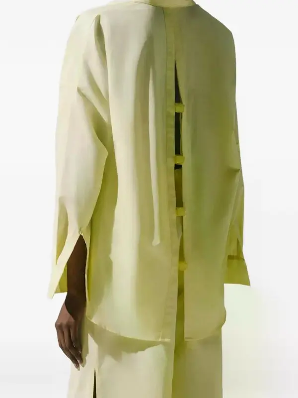 BAOBAB Wayra Resin-embellished Back-slit Shirt