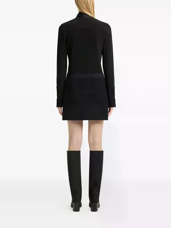COURREGES Satin-scarf Jersey Shirt
