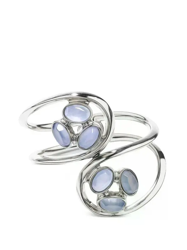 GOOSSENS Bosphore Chalcedony Cuff Bracelet - Silver