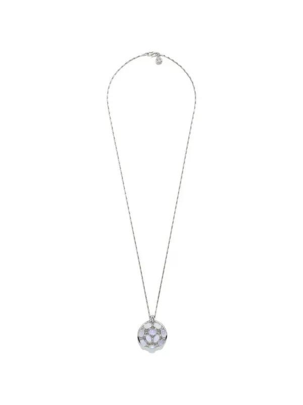 GOOSSENS Chalcedony-embellished Necklace - Silver
