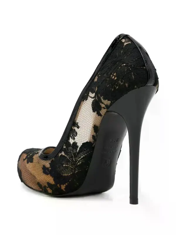 Alexander McQueen Lace Overlay Pumps