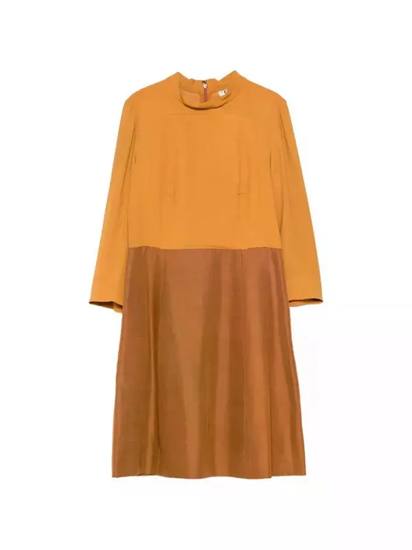 Chloé Two-tone Silk Dress