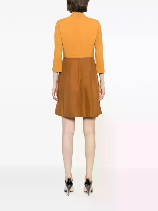 Chloé Two-tone Silk Dress