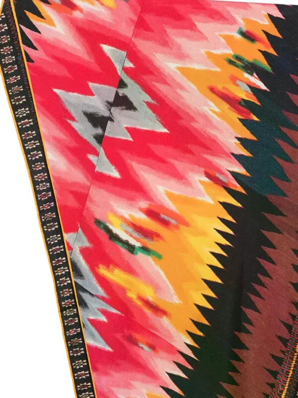 PIERRE-LOUIS MASCIA Ikat-print Scarf