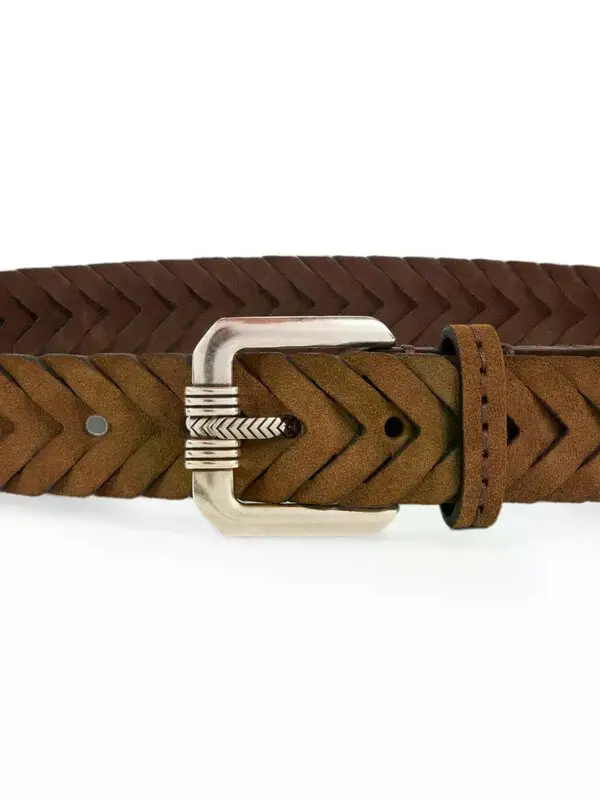 Etro Woven Suede Belt
