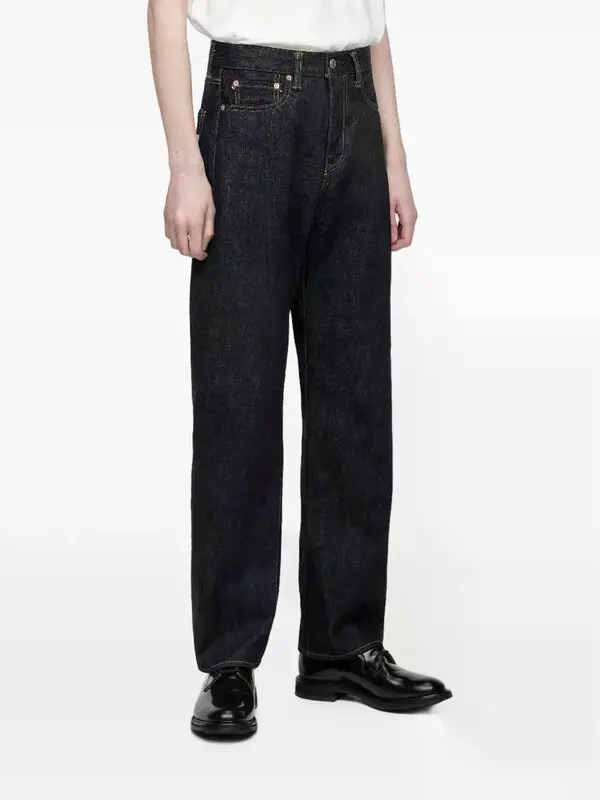 MOMOTARO Signature Stripe Detail Five-pocket Jeans