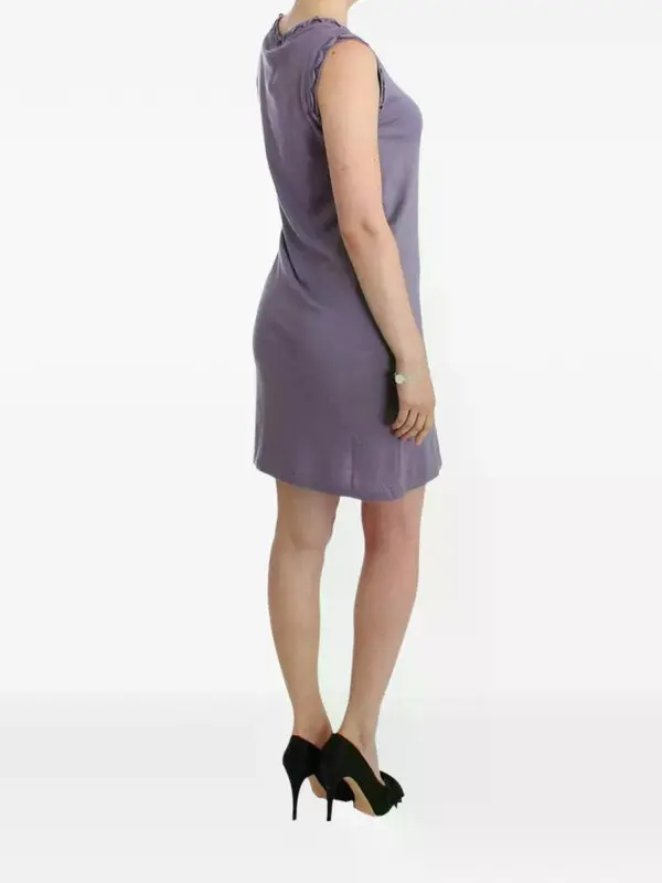 John Galliano Braided Detail A-line Mini Dress