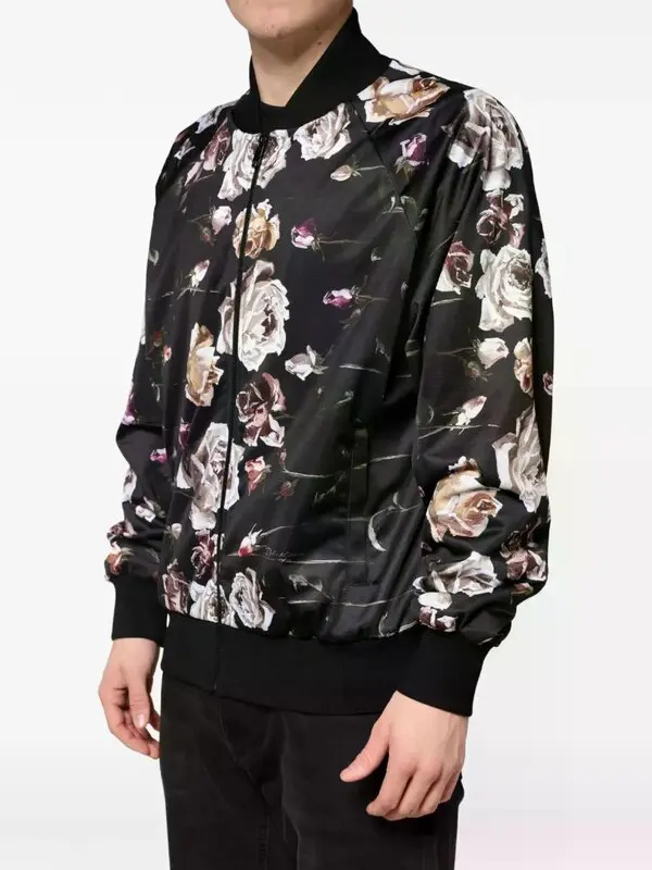 Dolce & Gabbana Floral-print Bomber Jacket