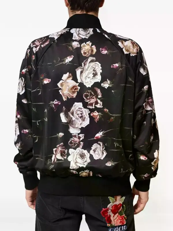 Dolce & Gabbana Floral-print Bomber Jacket