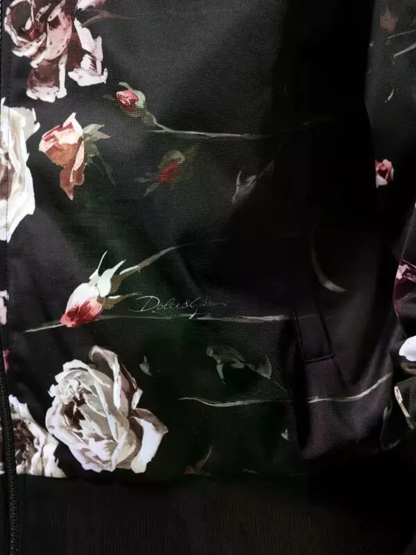 Dolce & Gabbana Floral-print Bomber Jacket