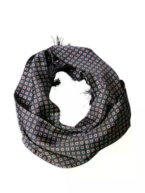 Dolce & Gabbana Patterned Fringed Scarf