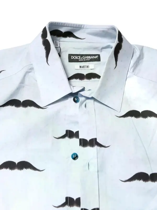 Dolce & Gabbana Martini Moustache-print Shirt